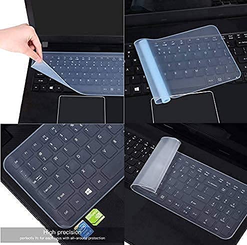 New Universal 15.6" Keyboard Protector Film Silicone Skin Cover For ...