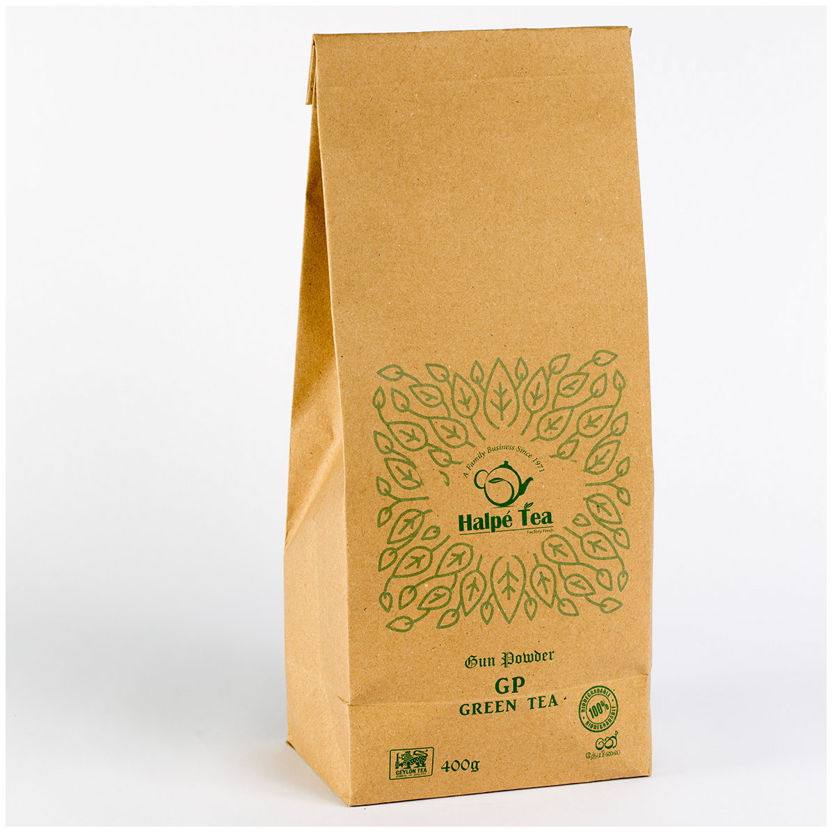 Halpe tea - Green Tea 400g (Premium Leaf GP1) | Daraz.lk