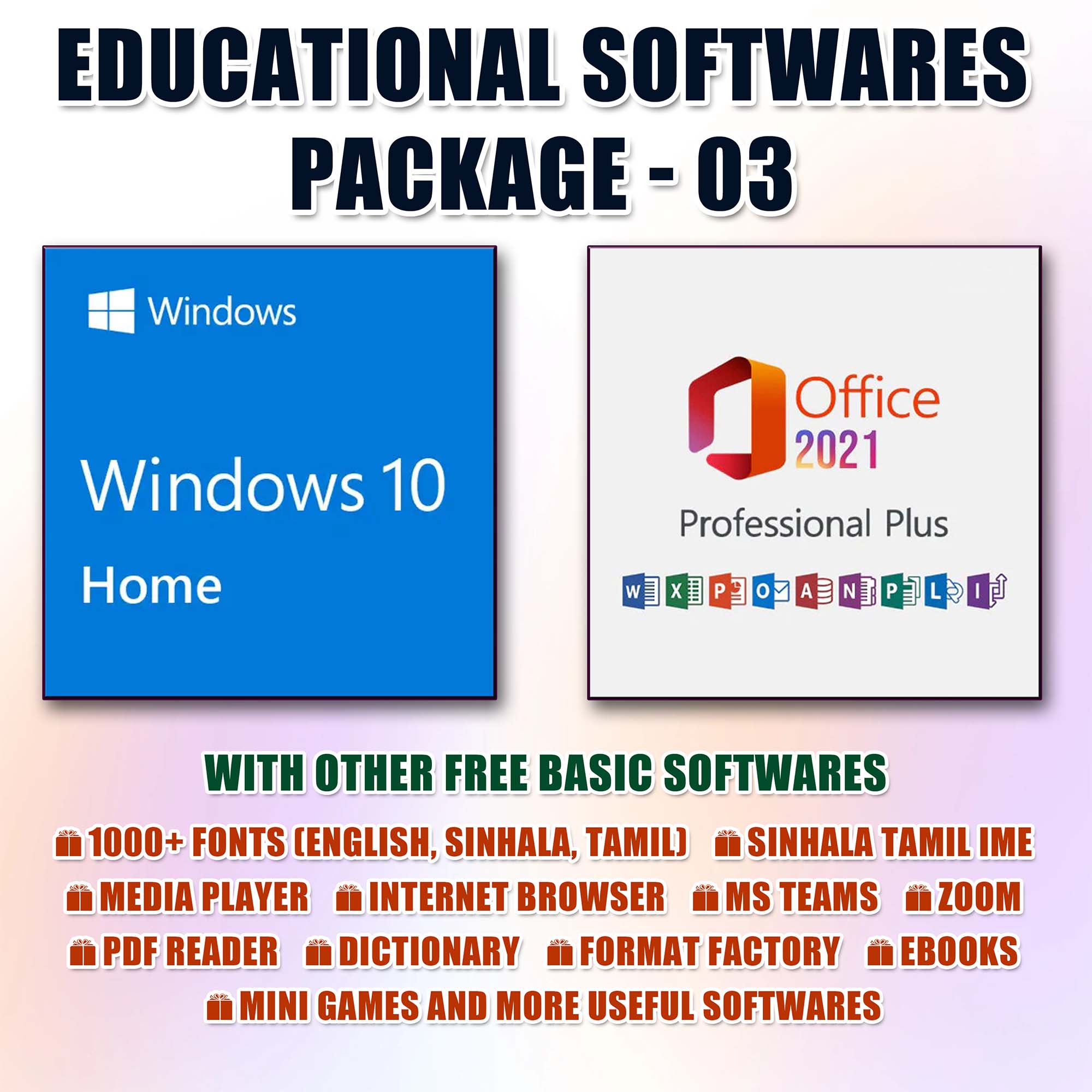 All in One Educational Software Package for Students (Package - 03 ...