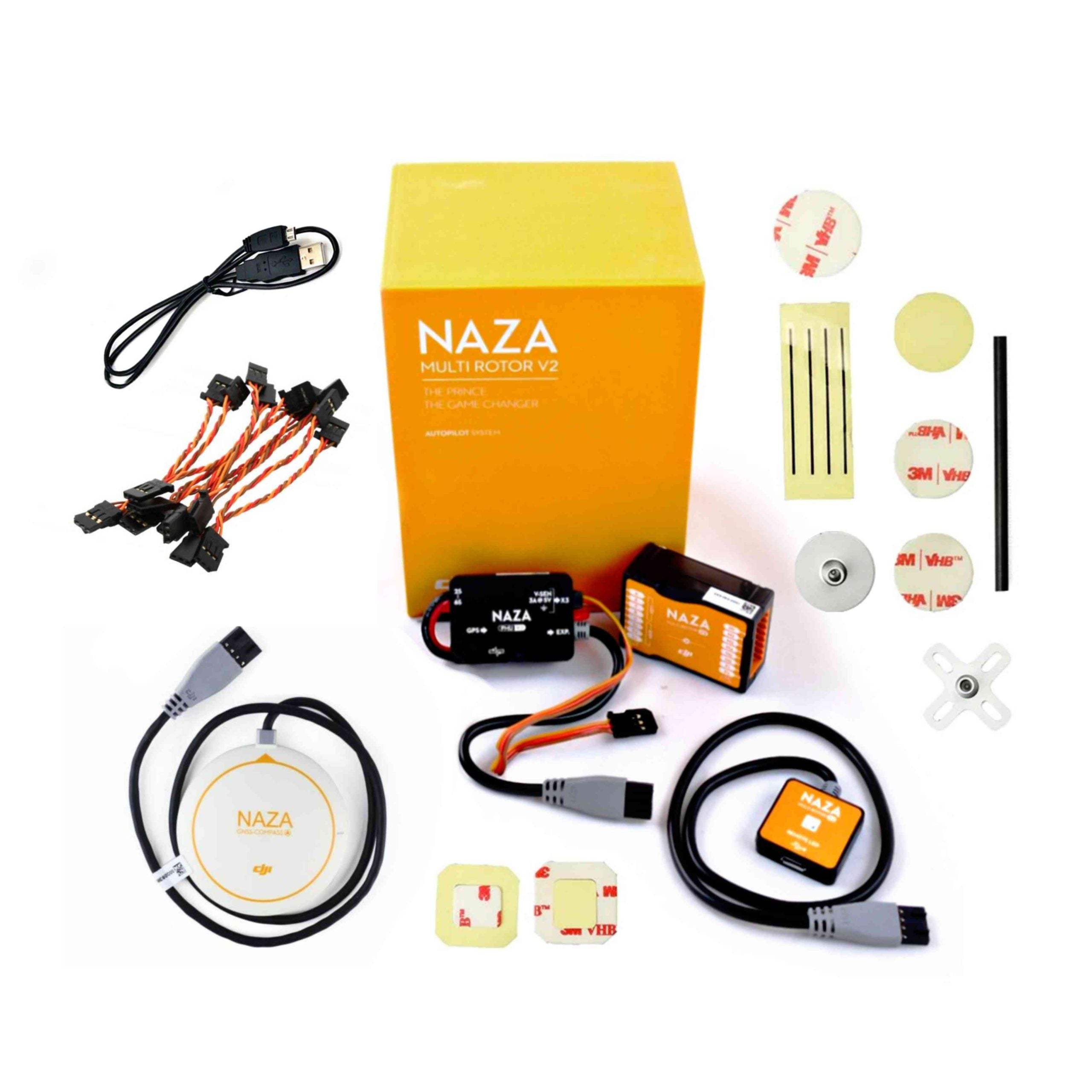 DJI Naza-M V2 Flight Controller Newest Version with GPS All in one Package Drone Flight ...
