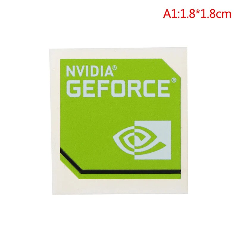 100% Brand New 5PCS NVIDIA GTX GEFORCE Laptop Desktop Label Decorative ...
