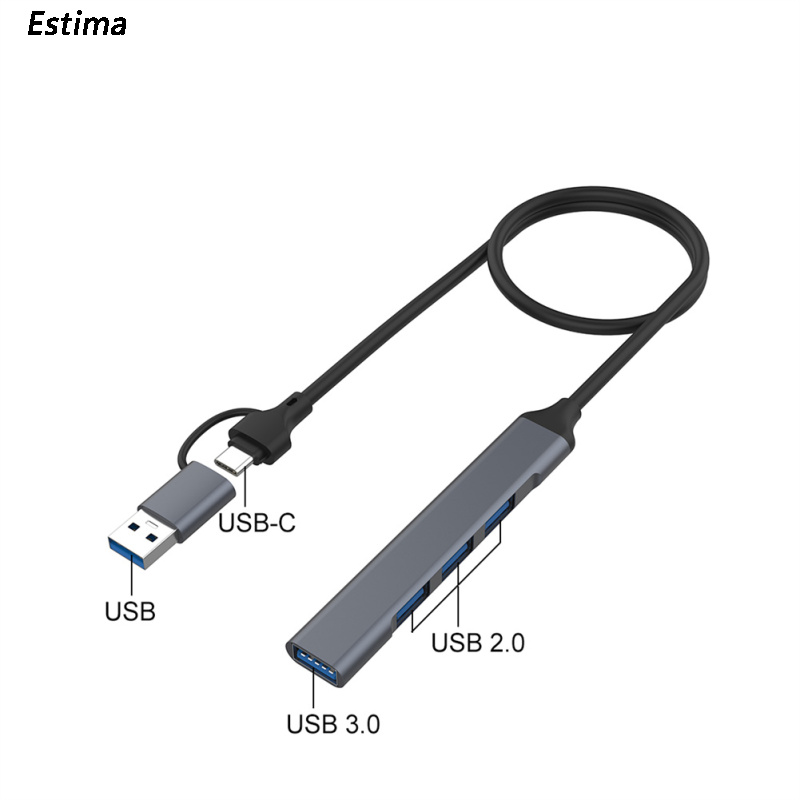Multiport Adapter 4 In 1/7 In 1 USB C Dongle With Cable Slim Data ...