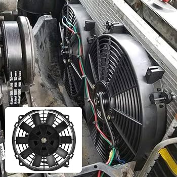 POKKA RADIATOR CONDENSOR FAN HIGHSPEED 10inch 12V DC 80W | Daraz.lk