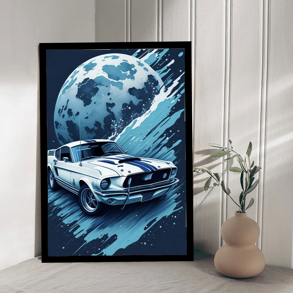 A4 Sized Poster Car Racing JDM Wall Posters PVC Framed Wall Decors ...