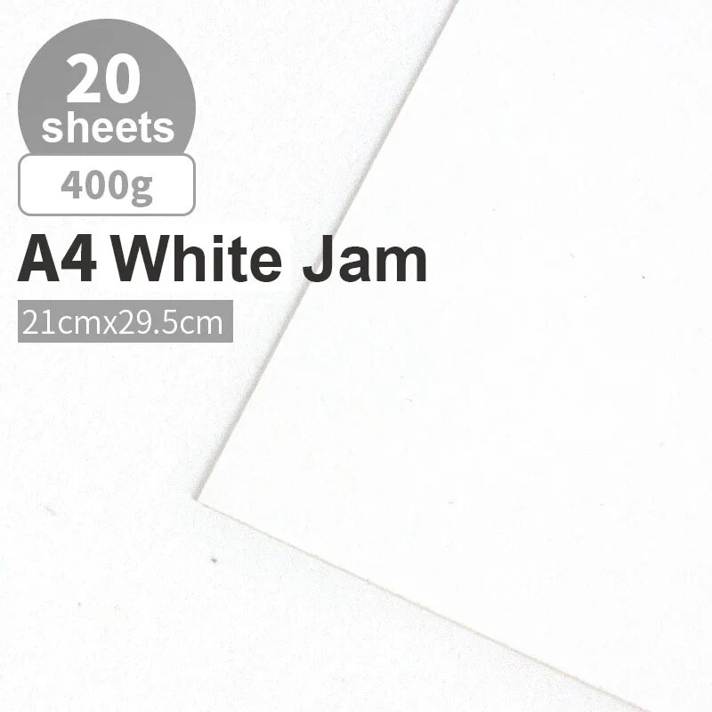 A3/A4/8K/4K 400g/230g Hard Cardboard Thick kraft Paper Student Kids Handmade Cutting Paper ...