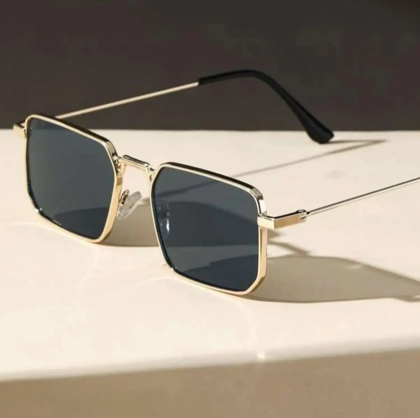 Smart Metallic Body Square Sunglasses for Men Women | Daraz.lk