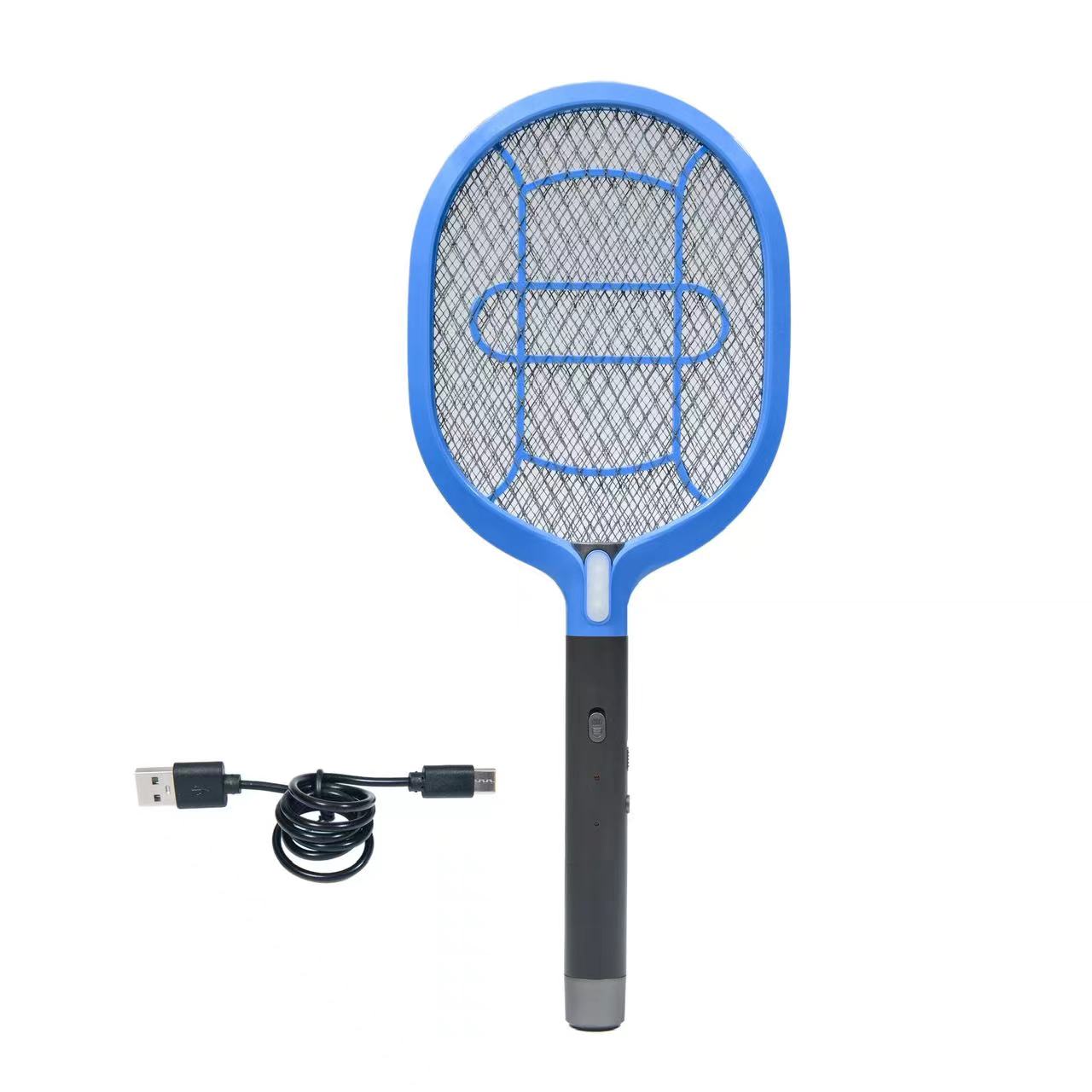 Rechargeable Mosquito Racket Gecko with LED Torch and USB Type Charging ...