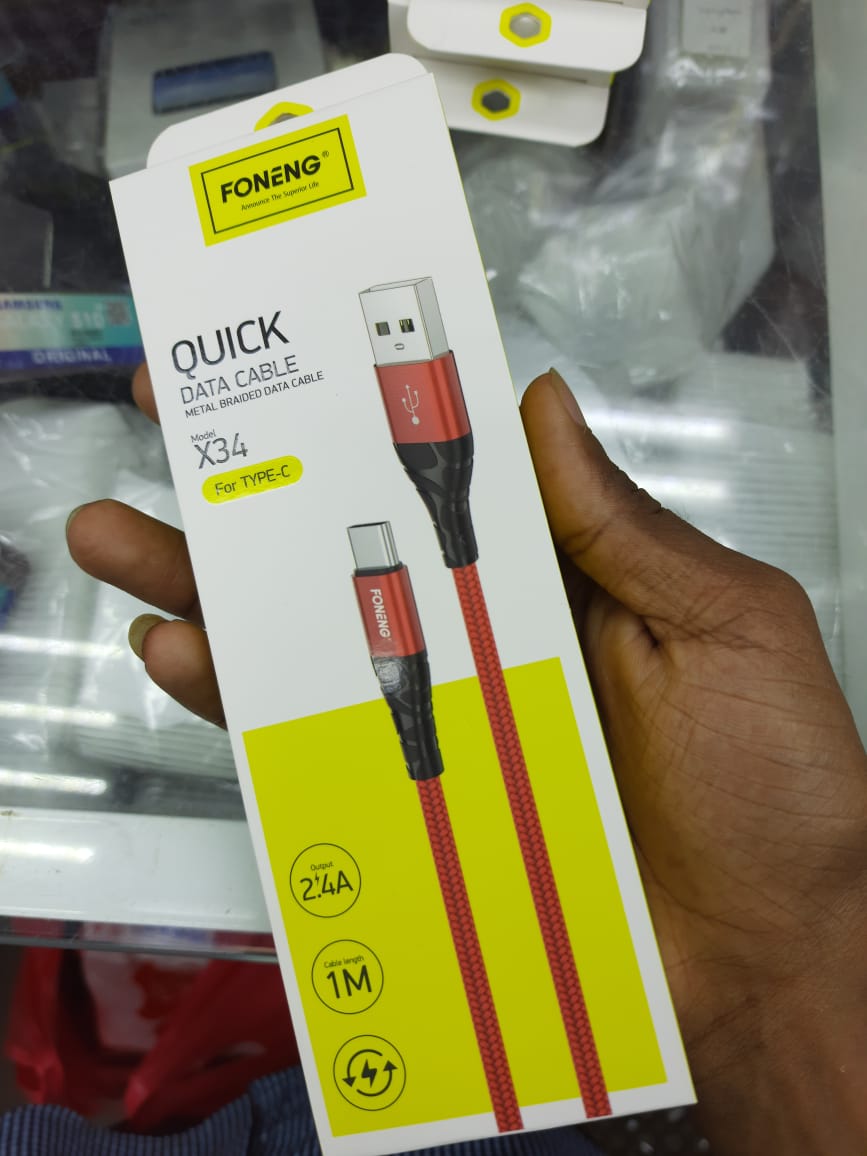 Foneng Quick Charging Data Cable-Metal Braided Data Cable | Daraz.lk