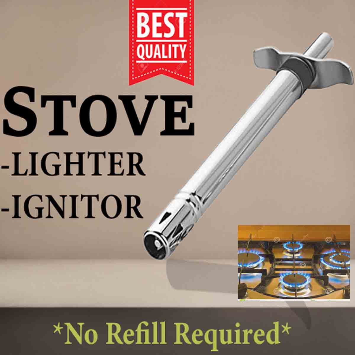 Ignition Gun Gas Lighters Non Refilling Lighter For Home and Hotel Uses ...