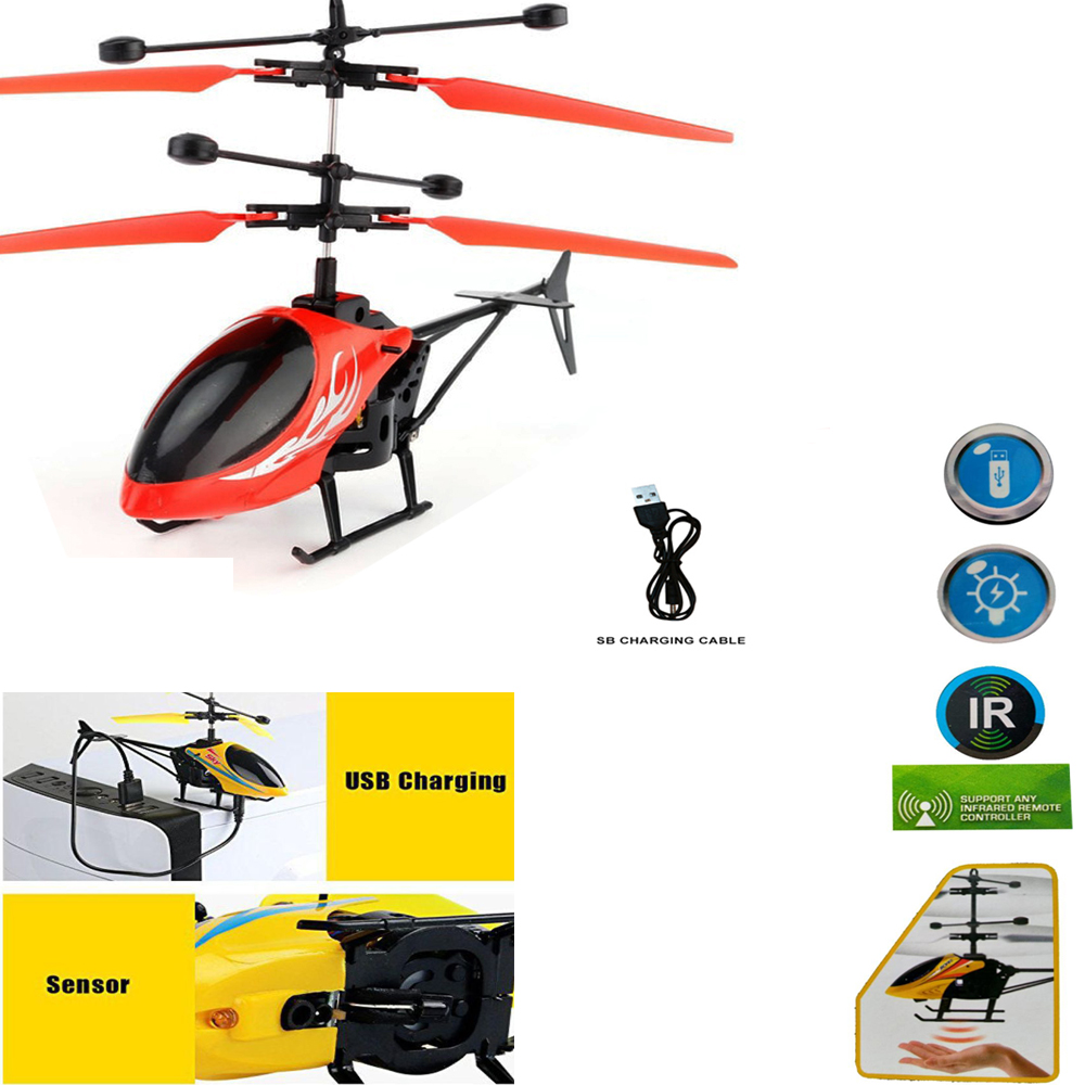 Rechargeable Infrared induction Helicopter Sensor Aircraft with ...