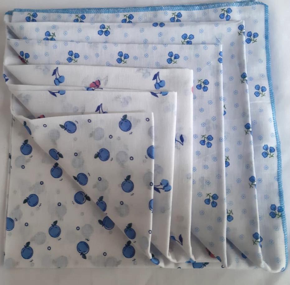 100% Cotton New Born Baby Napkins (22*22) 12pic Set. | Daraz.lk