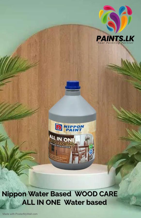 NIPPON WATER BASED WOOD CARE ALL IN ONE - TEAK | Daraz.lk