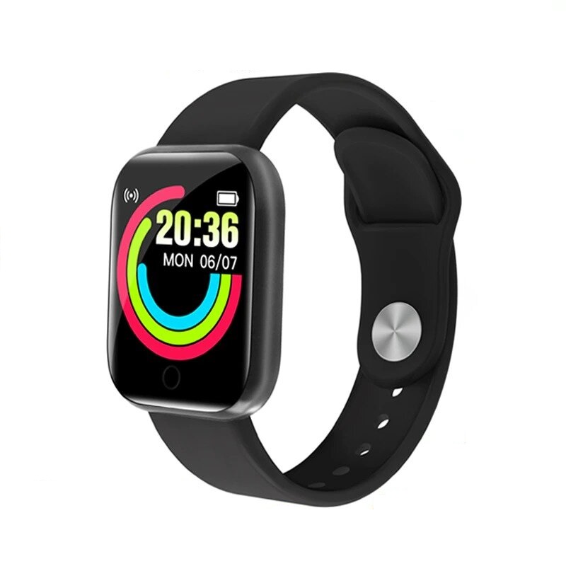 Y68 Smart Watch Fitness Bracelet Activity Tracker Heart Rate Monitor ...