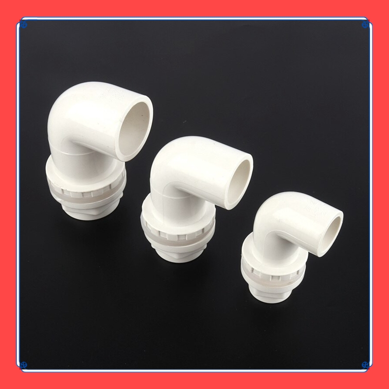 VibeVendor 1pc PVC 90 Degree Elbow Connector Fish PVC Joint Aquarium ...