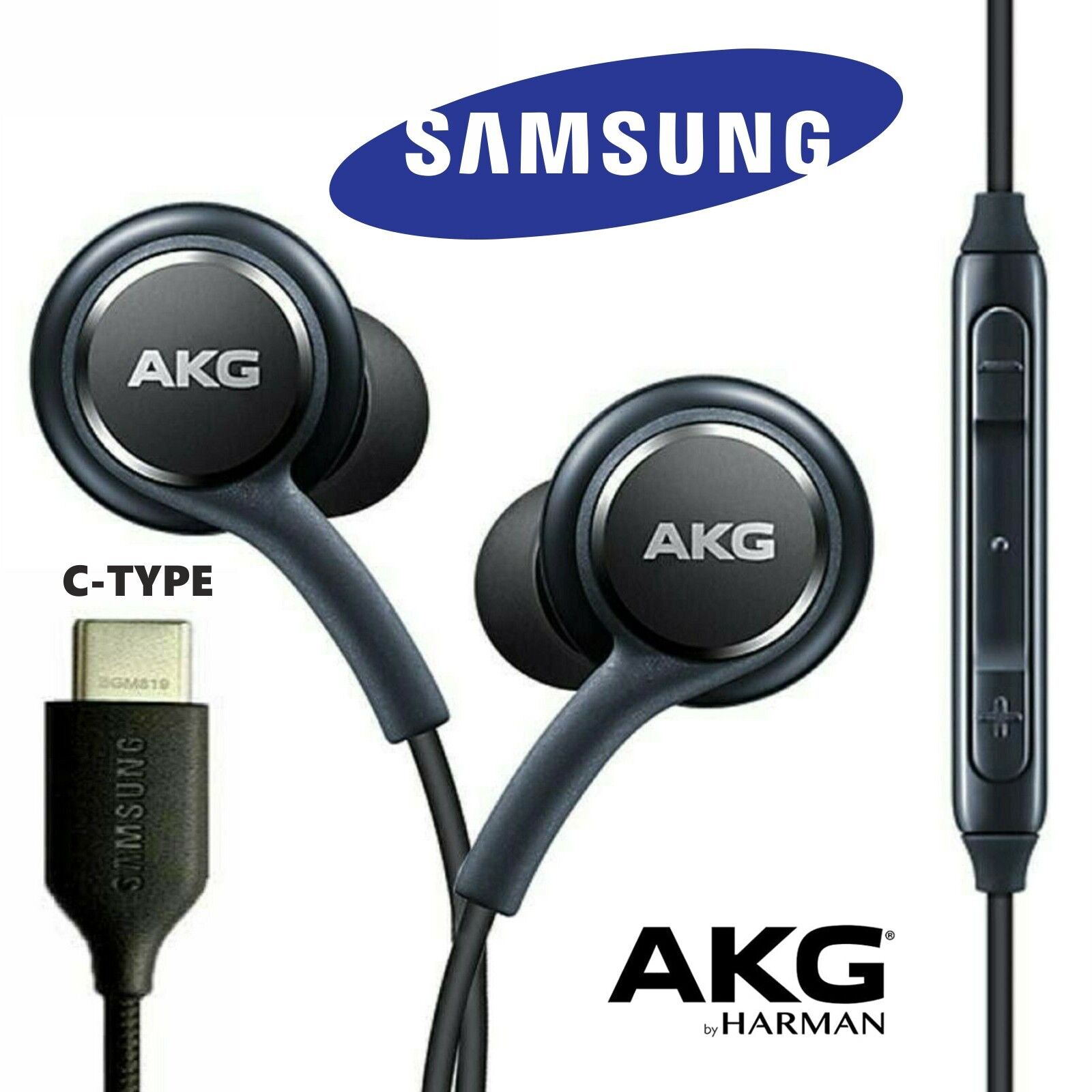 Samsung AKG Earphones Type C In Ear Wired with Mic Headphones | Daraz.lk