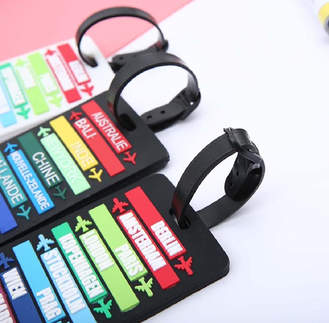 Creative Luggage Tags for Suitcase, Cute Travel Tags Secure Labels ...