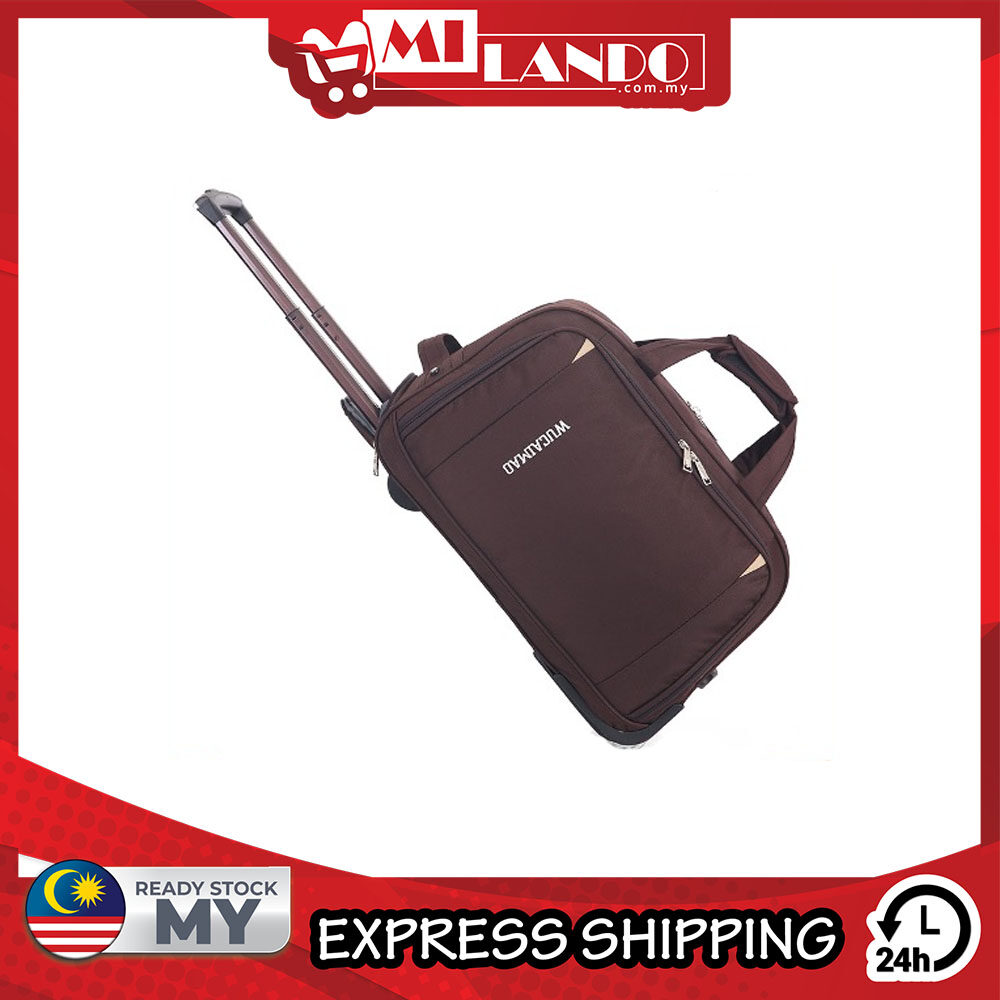 (20-inch) MILANDO Travel Cabin Luggage 20-inch Bag Suitcase Bagasi Bag ...