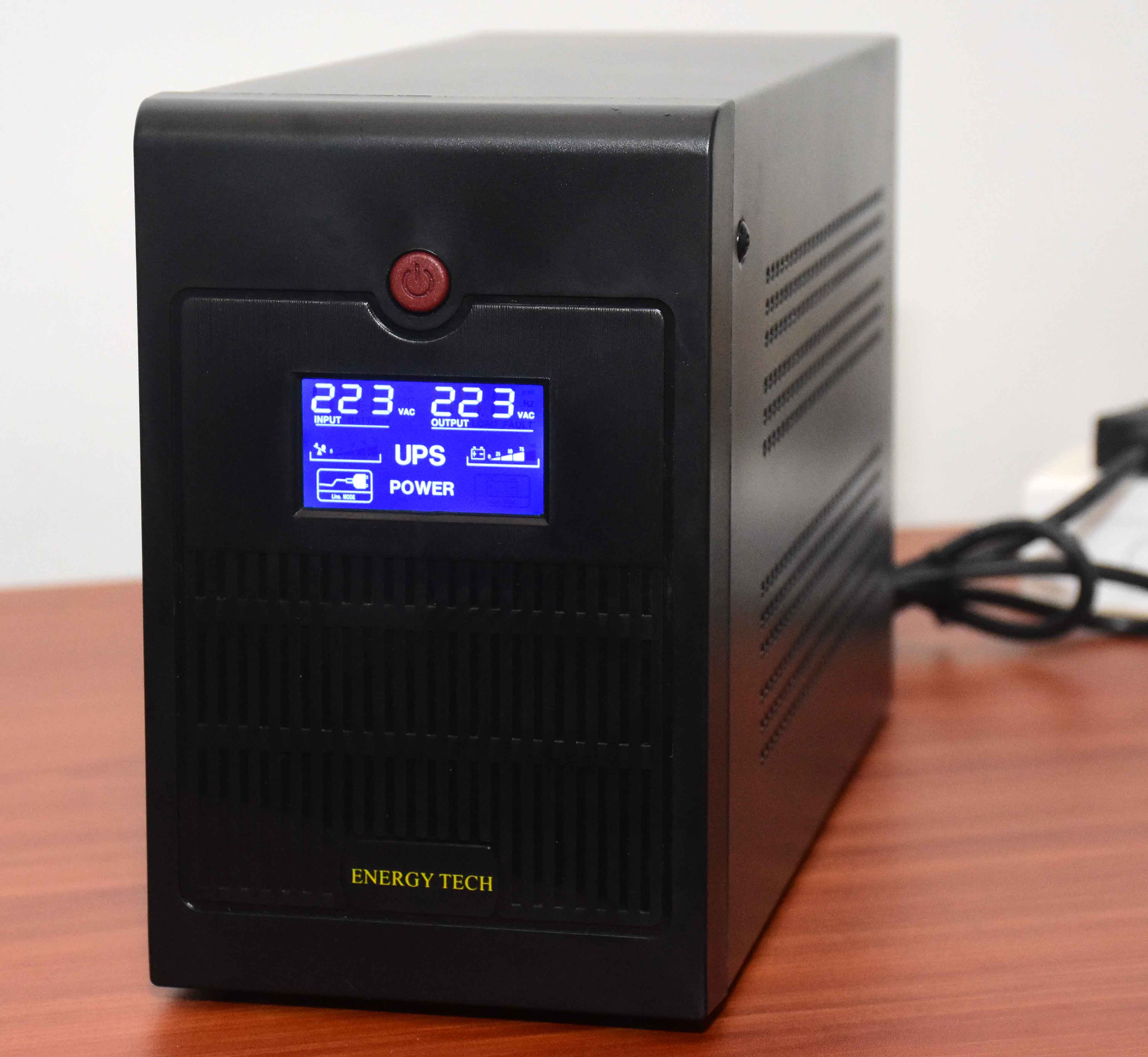 1200Va (1.2Kva) UPS Energy TECH By Techfine Super-Fast Charging UPS ...