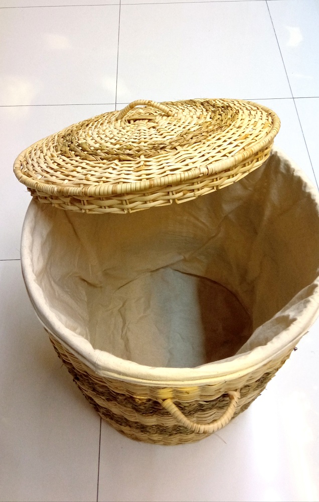 Cane Laundry Basket ,Reed Laundry Basket, Washing Clothes Storage ...