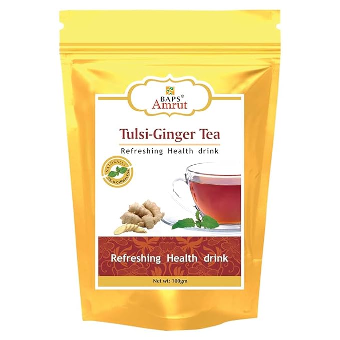 BAPS Amrut Tulsi Ginger Herbal Tea 100g | Daraz.lk