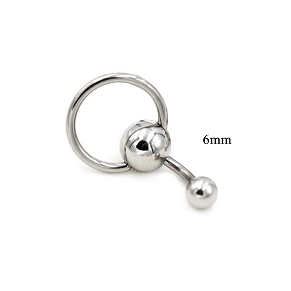 Titanium Steel Round Globe Belly Dance Spike Basic Belly Button Ring Spike for Piercing | Daraz.lk