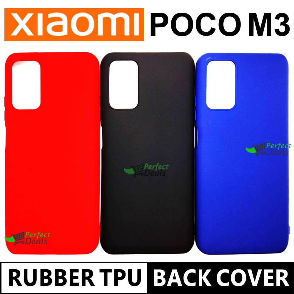 Power Fresh POCO M3 Flexible Rubber Super Slim Comfort Rubber Grip Fit ...