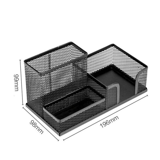 Metal Mesh Desk Organizer - Black | Daraz.lk