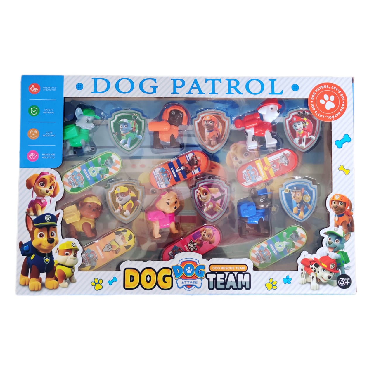 18 Pcs Dog Patrol Mini Pups Figures Collection Set - Paw Petrols Dog ...