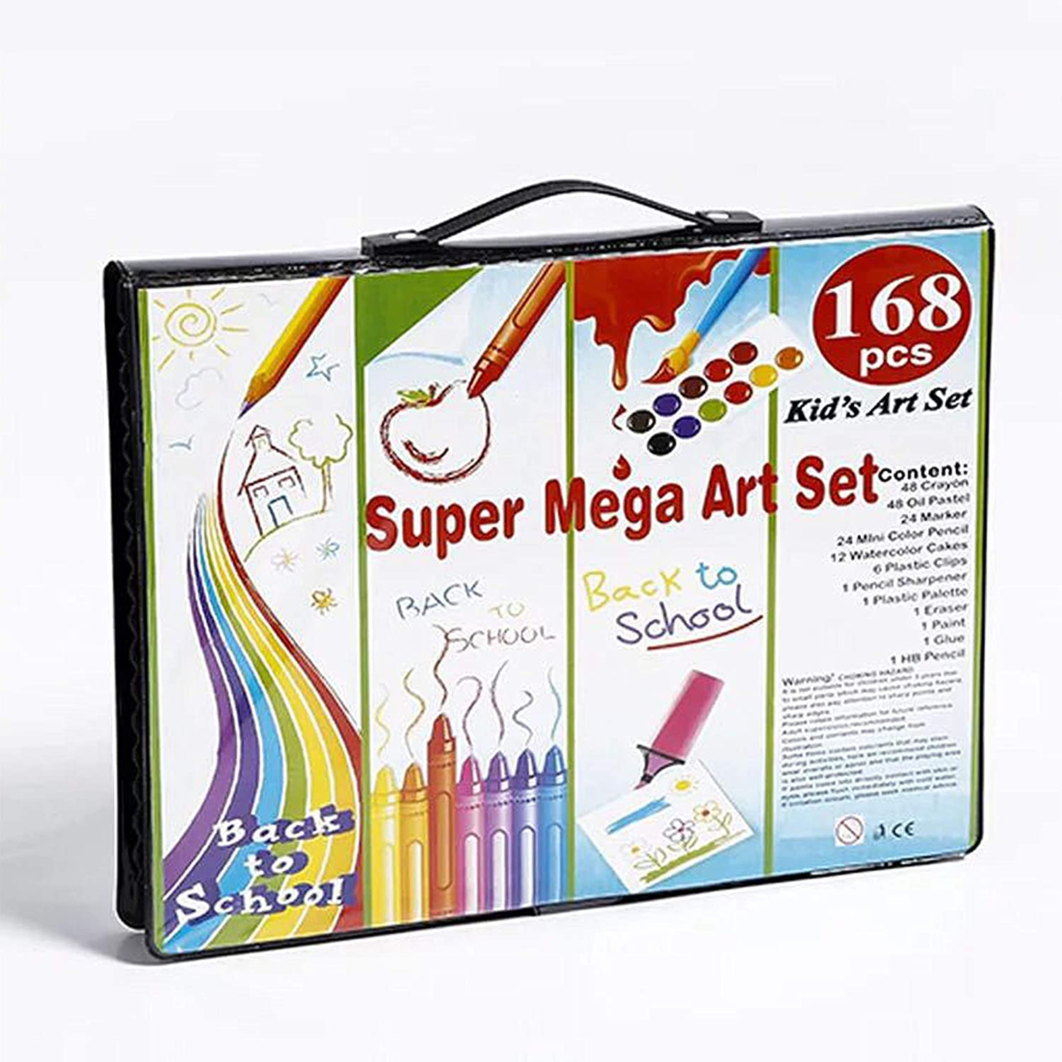 168 Art Set Mega Dluexe Drawing Set For Kids Crafts Gifts Painting ...