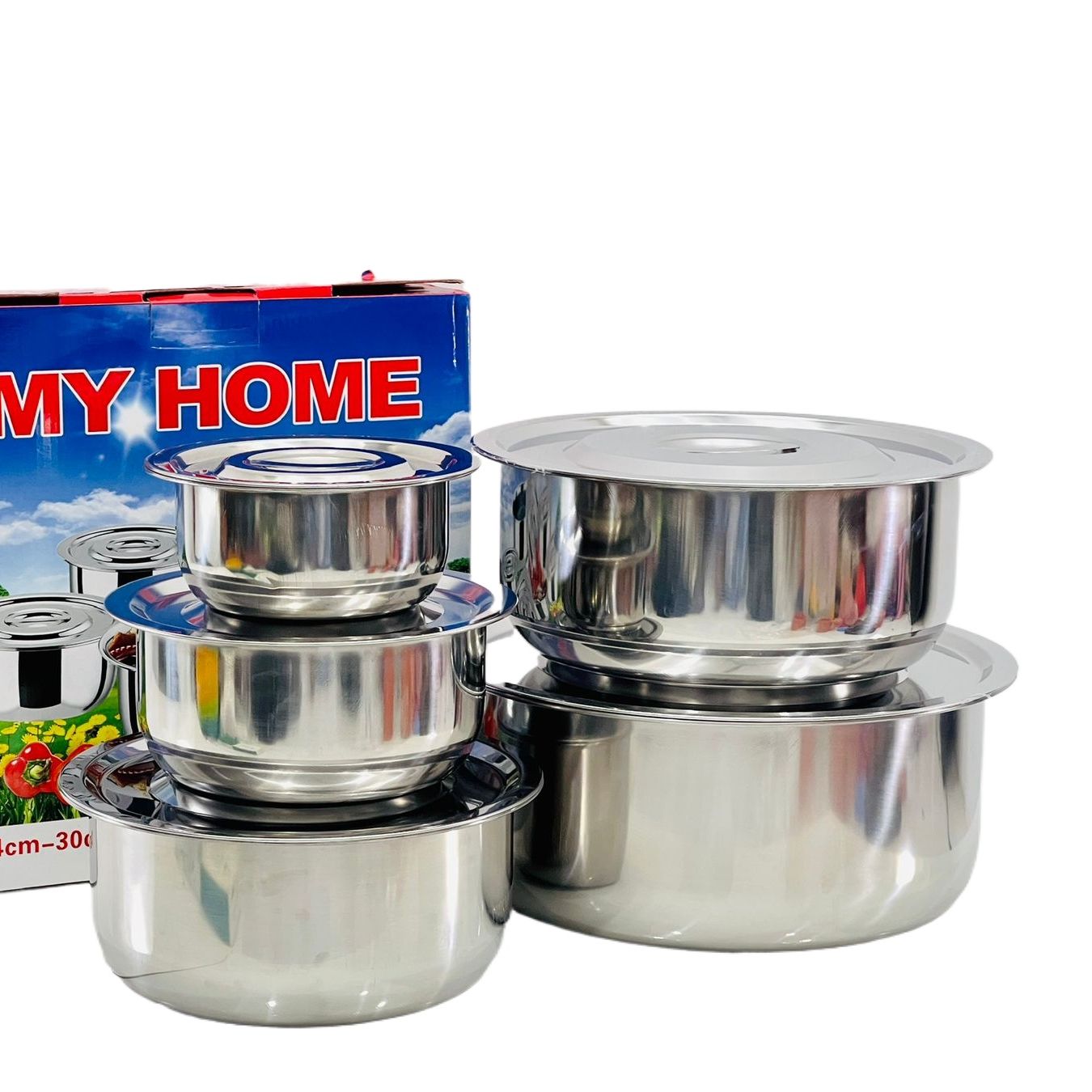 Stainless steel protect fresh box (5 pieces) | Daraz.lk