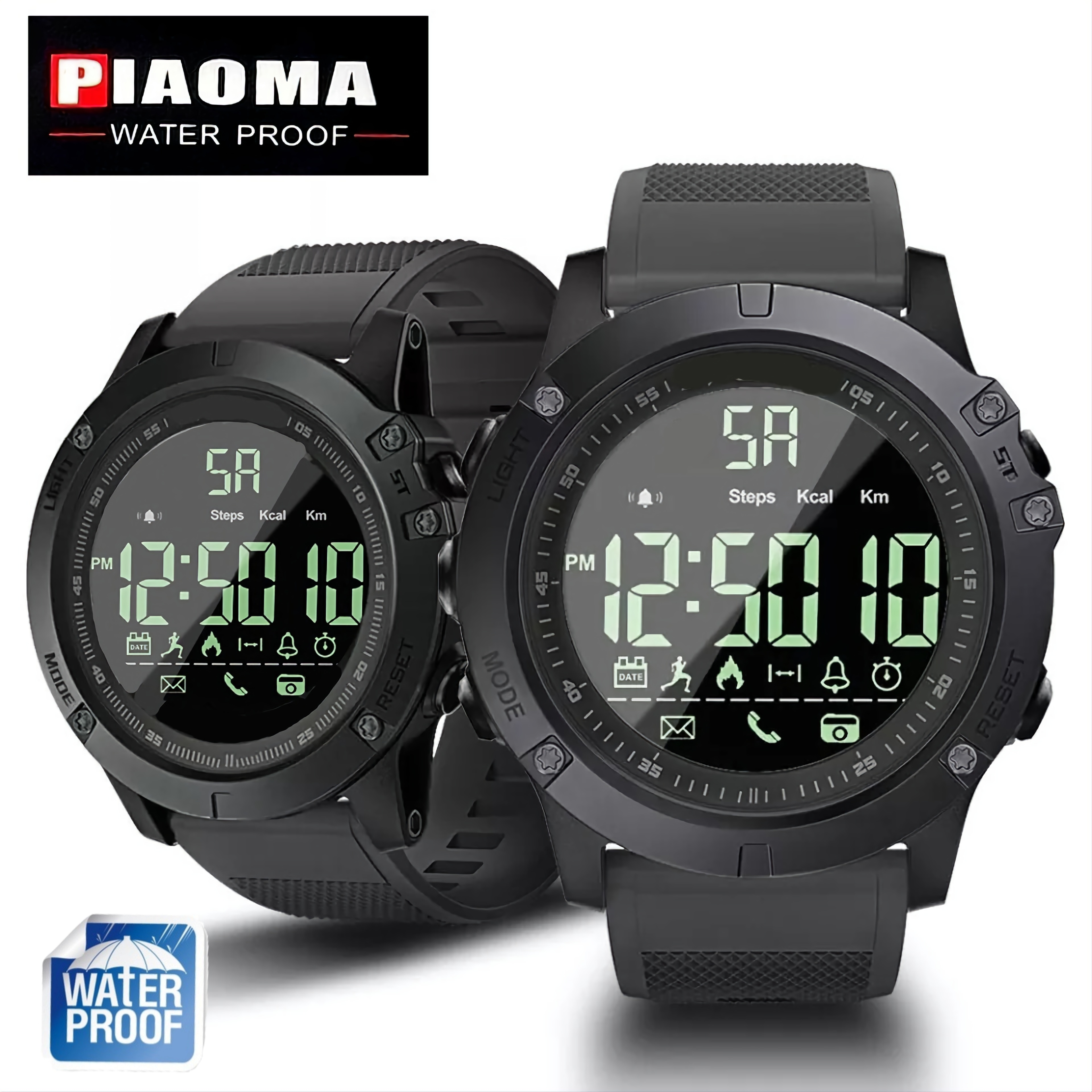 Piaoma Digital Waterproof Watch For Men Military Grade Watch | Daraz.lk