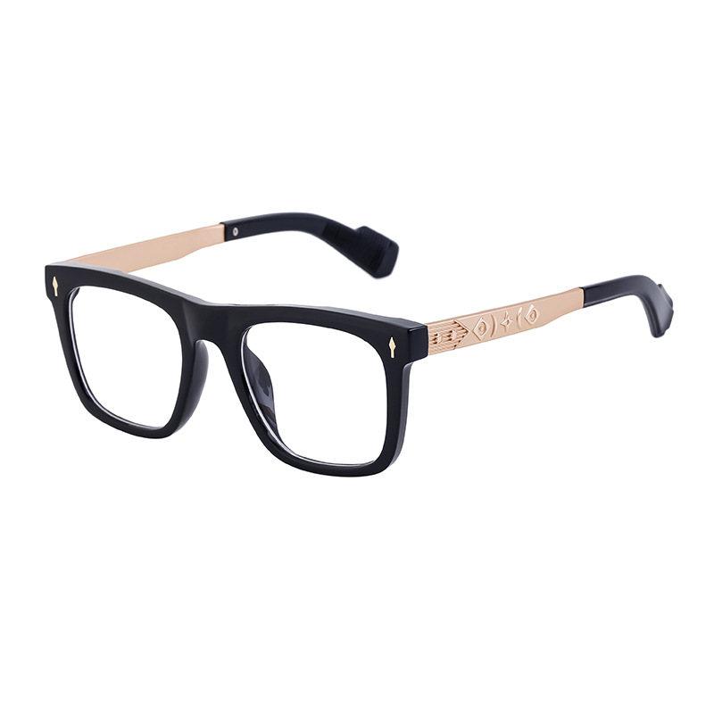 2024 Spring European And American Vintage Square Glasses Frames For Men Women Retro Style For