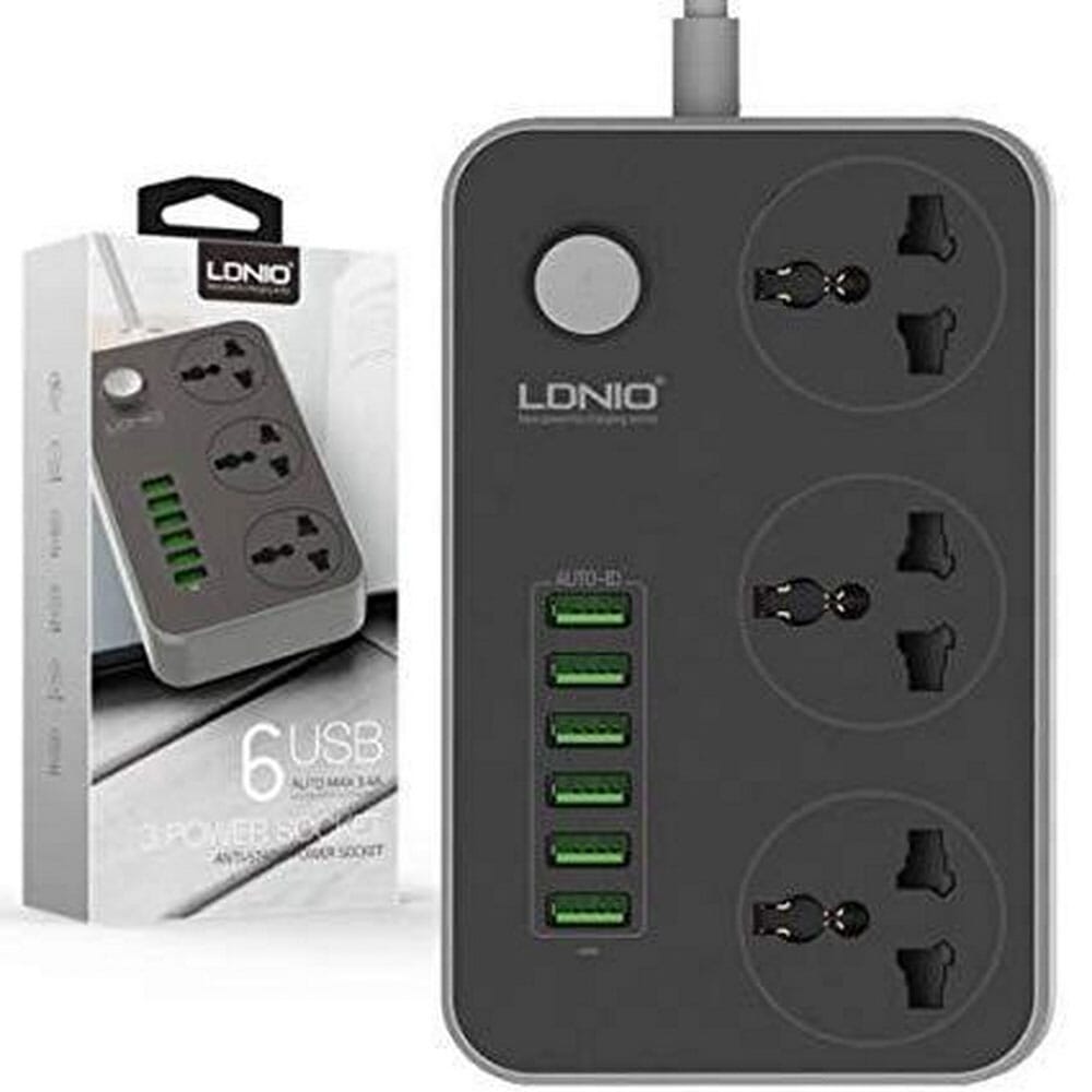 LDNIO Extension Power Cord / Power Socket / LDNIO SC3604/ 3 Power ...