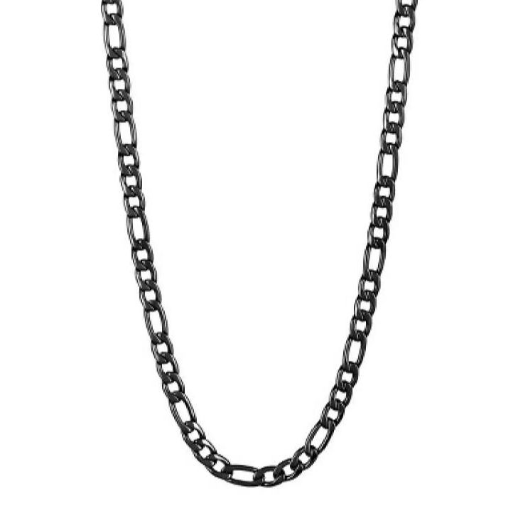 Matt Black Lara Cut Men's Stainless Steel Chain | Daraz.lk