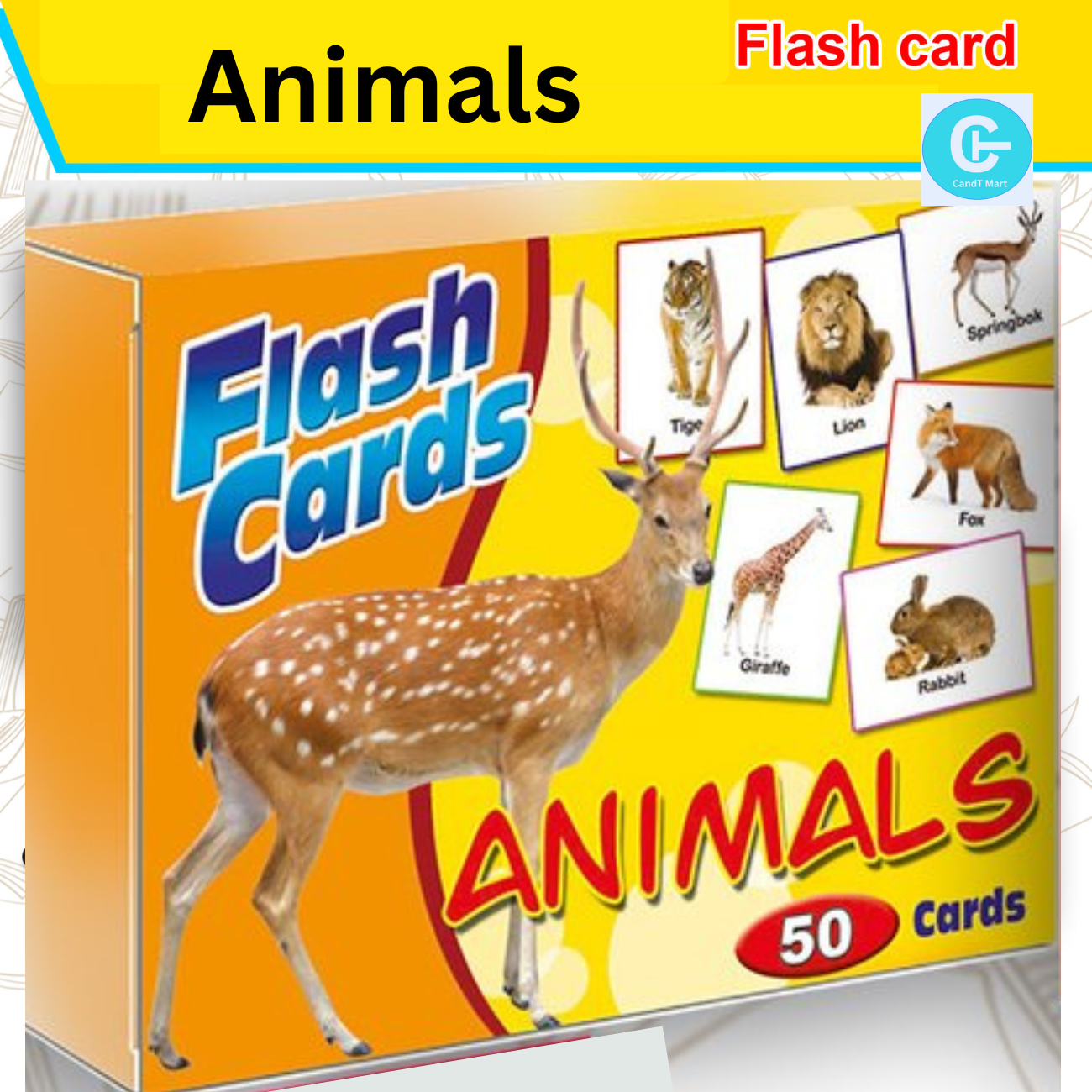 Flash Cards Animals - Baby kids Early Educational Toys Gift | Daraz.lk