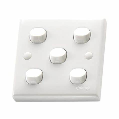 5GANG 1 WAY SWITCH 10A/250V | Daraz.lk