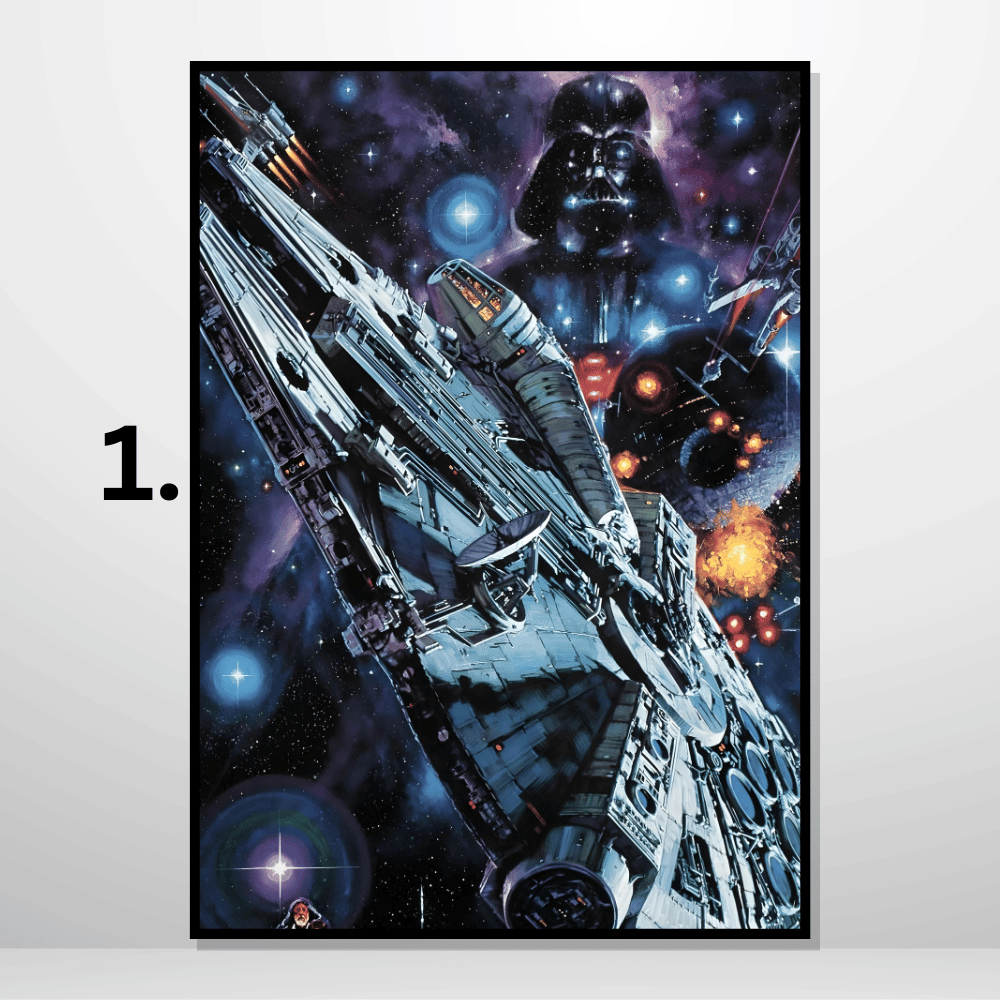 A3/A4 Size Framed wall posters Star Wars Darth Vader Aesthetic Wall Decor posters | Daraz.lk