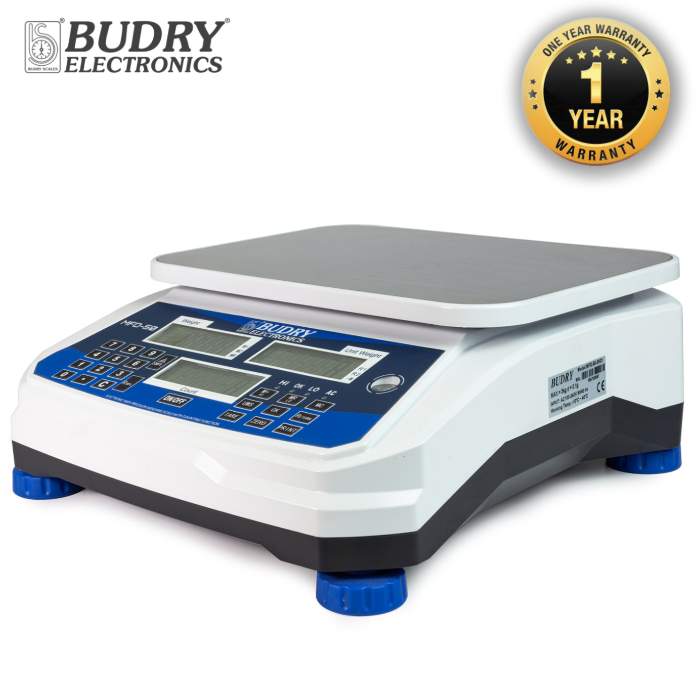 BUDRY MFD-50 – High Precision Counting Scale 30kgx0.5g | Daraz.lk