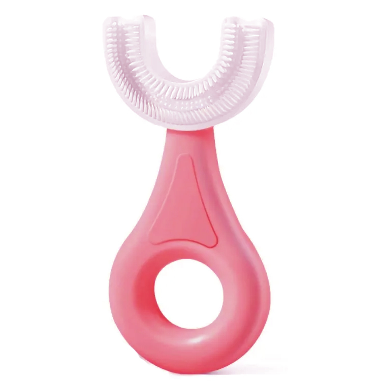 U Shaped Toothbrush Kids,Food Grade Silicone Head,All Round Oral ...