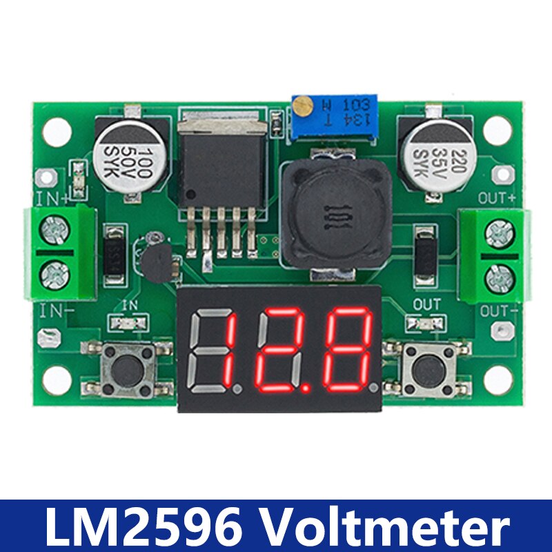 LM2596 LM2596S ADJ Power Supply Module DC-DC Step-down Power Supply Regulator Module 3A Voltage ...