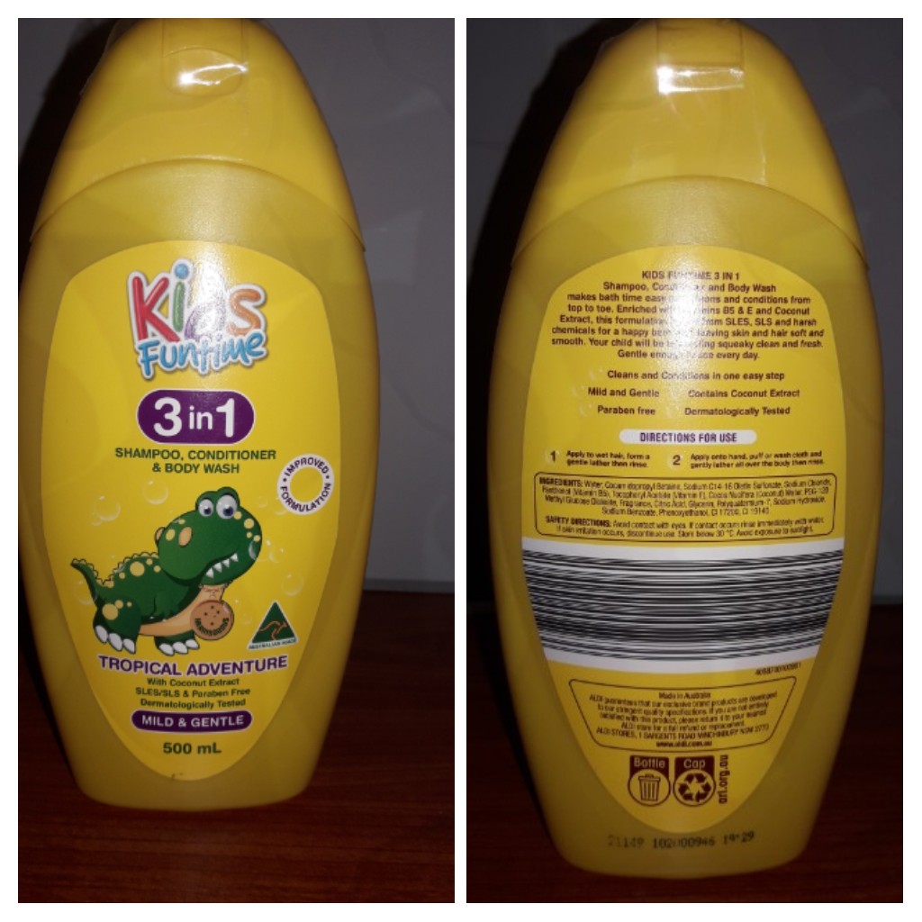 Kids fun time 3 in 1. Shampoo, conditioner and body wash. | Daraz.lk