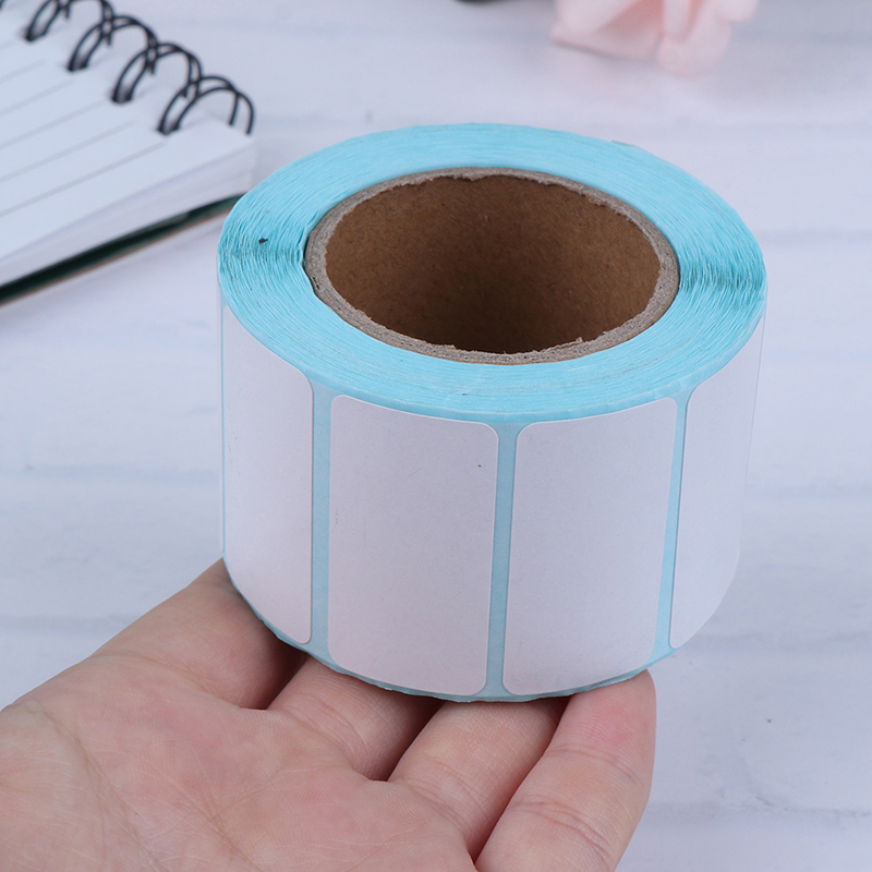700pcs/Roll Adhesive Thermal Label Supermarket Price Blank Label Direct ...