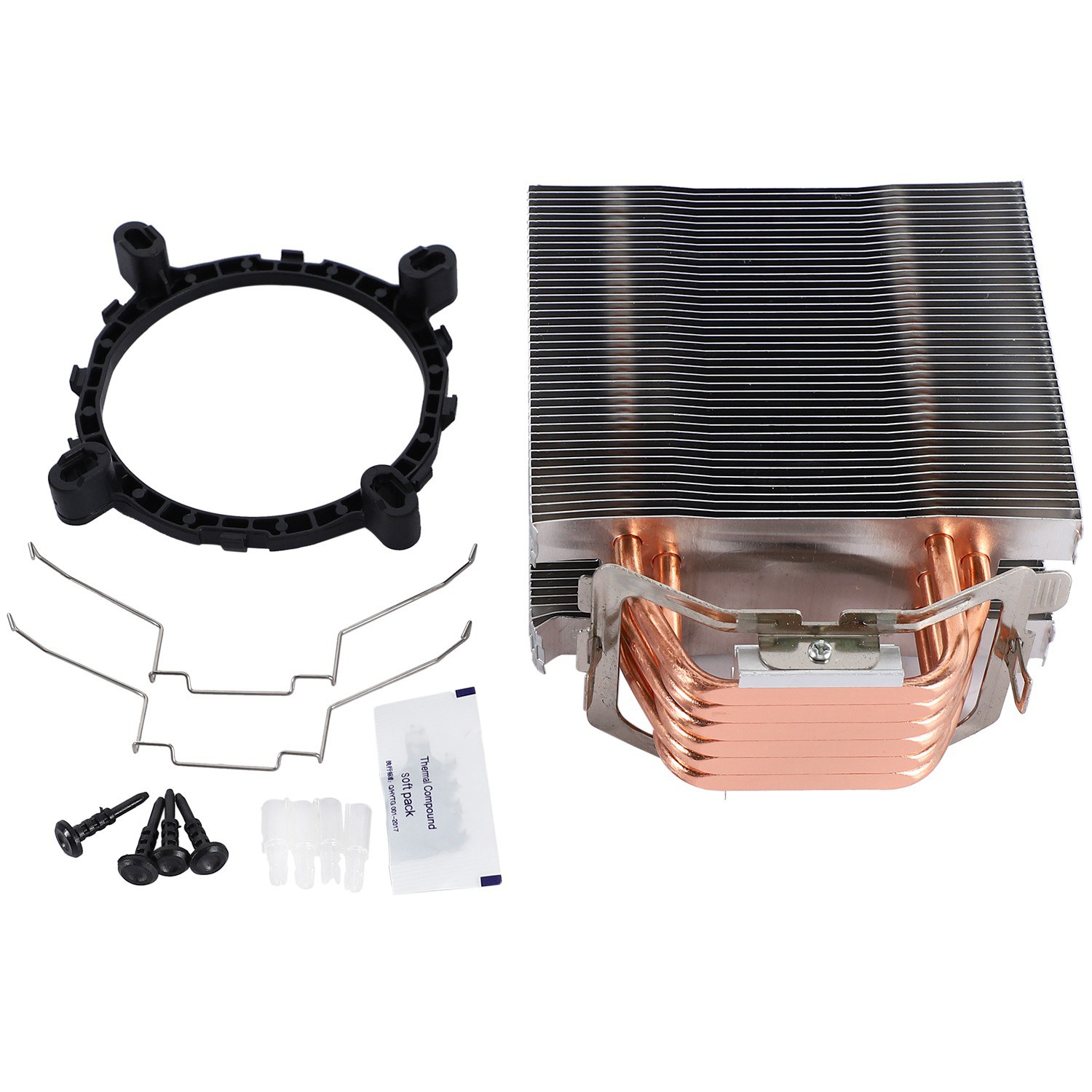 Fanless CPU Cooler 12Cm Fan 6 Copper Heatpipes Fanless Cooling Radiator ...