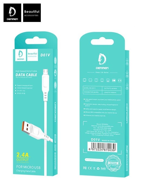 DENMEN / SK YDOLPHIN Micro USB Fast Charging Cable, D01V | Daraz.lk