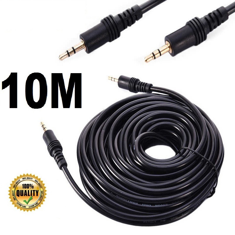 (1.5M / 3M / 5M / 10M) 3.5mm Jack Audio Cable 3.5 Male to Male Cable ...