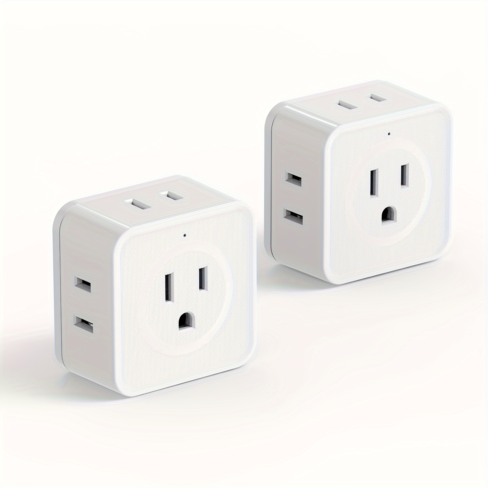 5 Way Multi Plug Outlet Extender, Wall Outlet Expander, Small ...