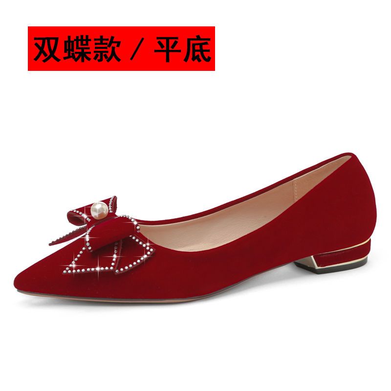 Summer Wedding Shoes Women's Red High Heel Xiuhe Wedding Dress Wedding ...