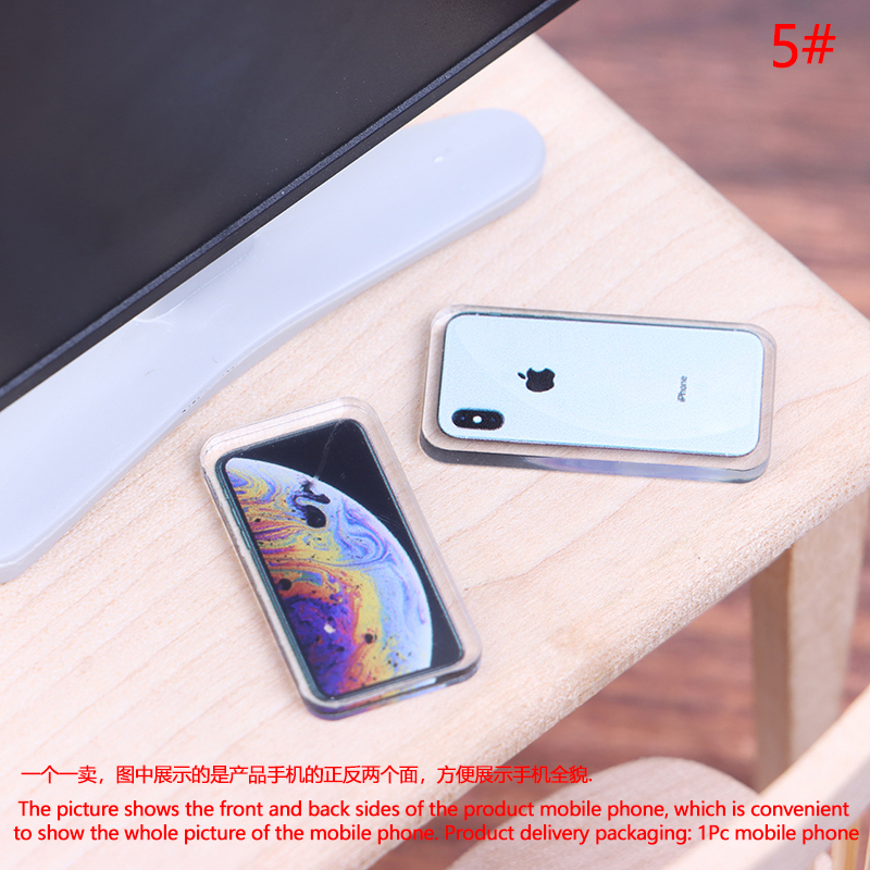 1:12 Dollhouse Miniature Mobile Phone Model Desktop Ornament Living ...