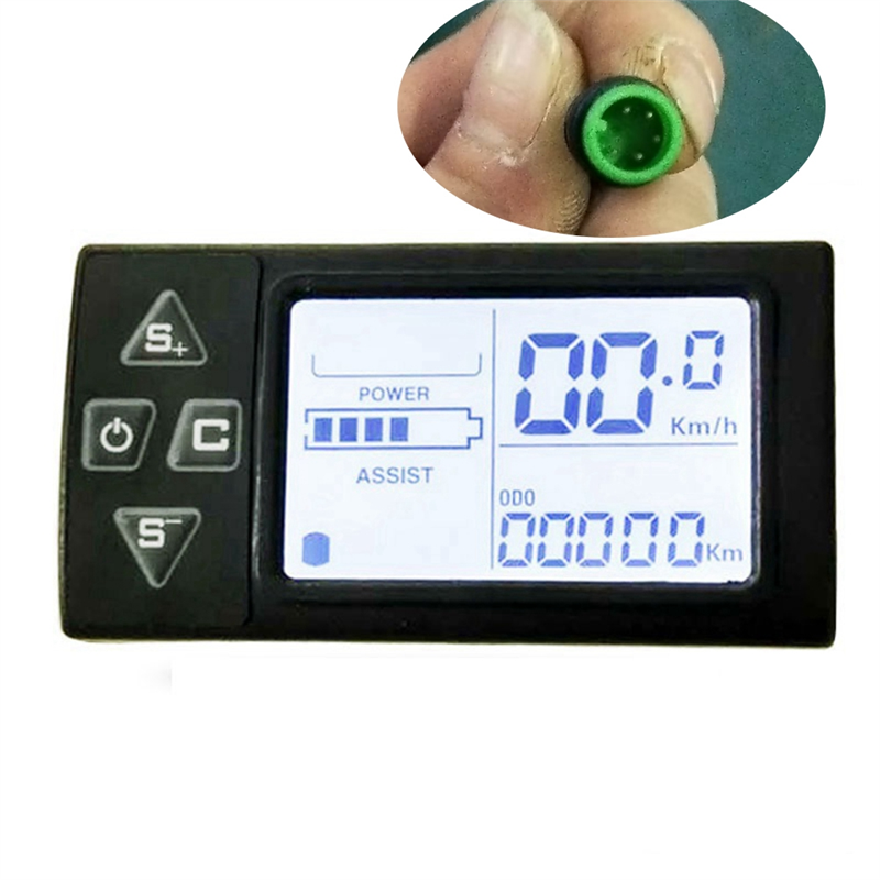 36V 48V S861 Lithium Battery LCD Liquid Crystal Electric Vehicle ...