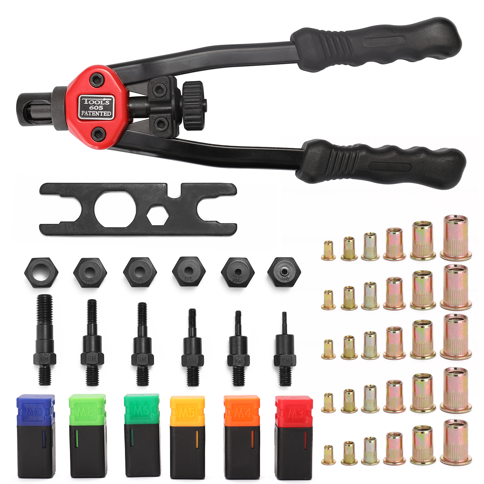 KOGEEK Labor-saving Hand Riveter BT-605 Manual Rivet Machine Riveting ...